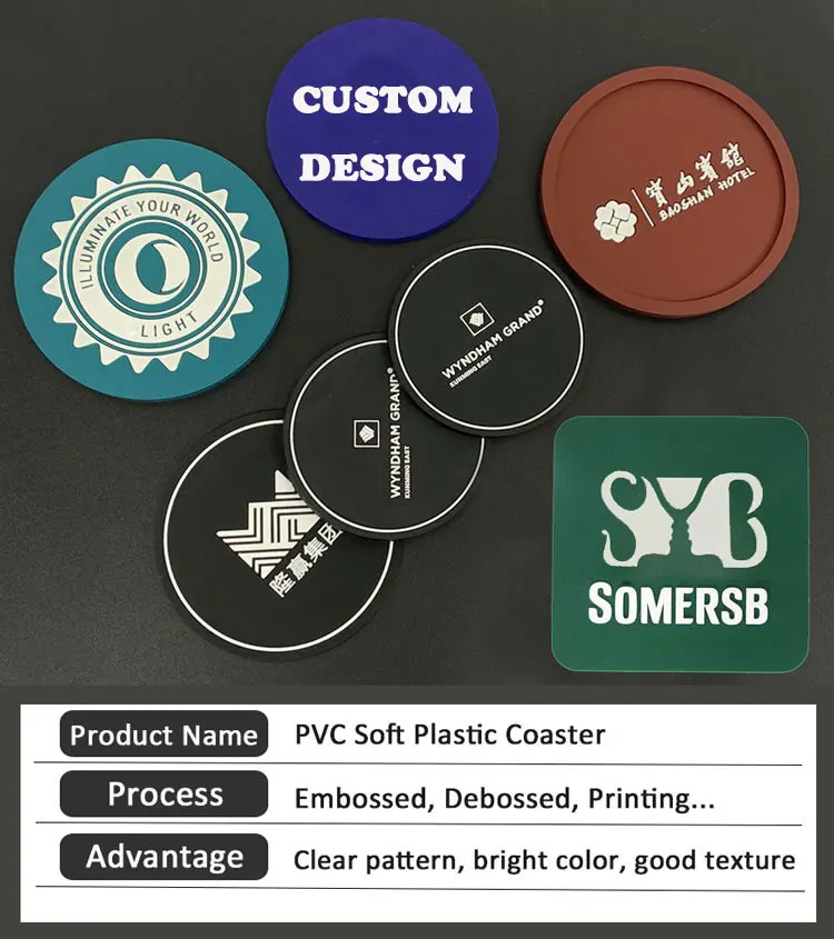 Custom Coaster Cup Mats - Soft, Durable, and Sustainable