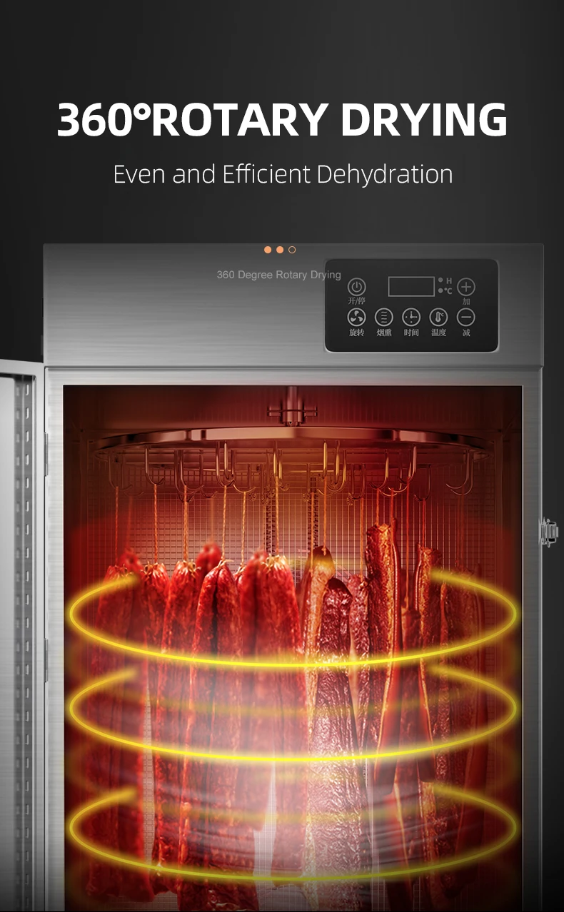 Stainless Steel 30kg Capacity Food Dehydrator Machine for Meat Jerky