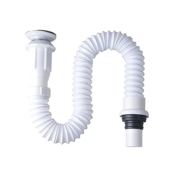 Basin Drain Pipes Pvc Flexible Wash Basin Kitchen Sink Drain Hose - Buy ...