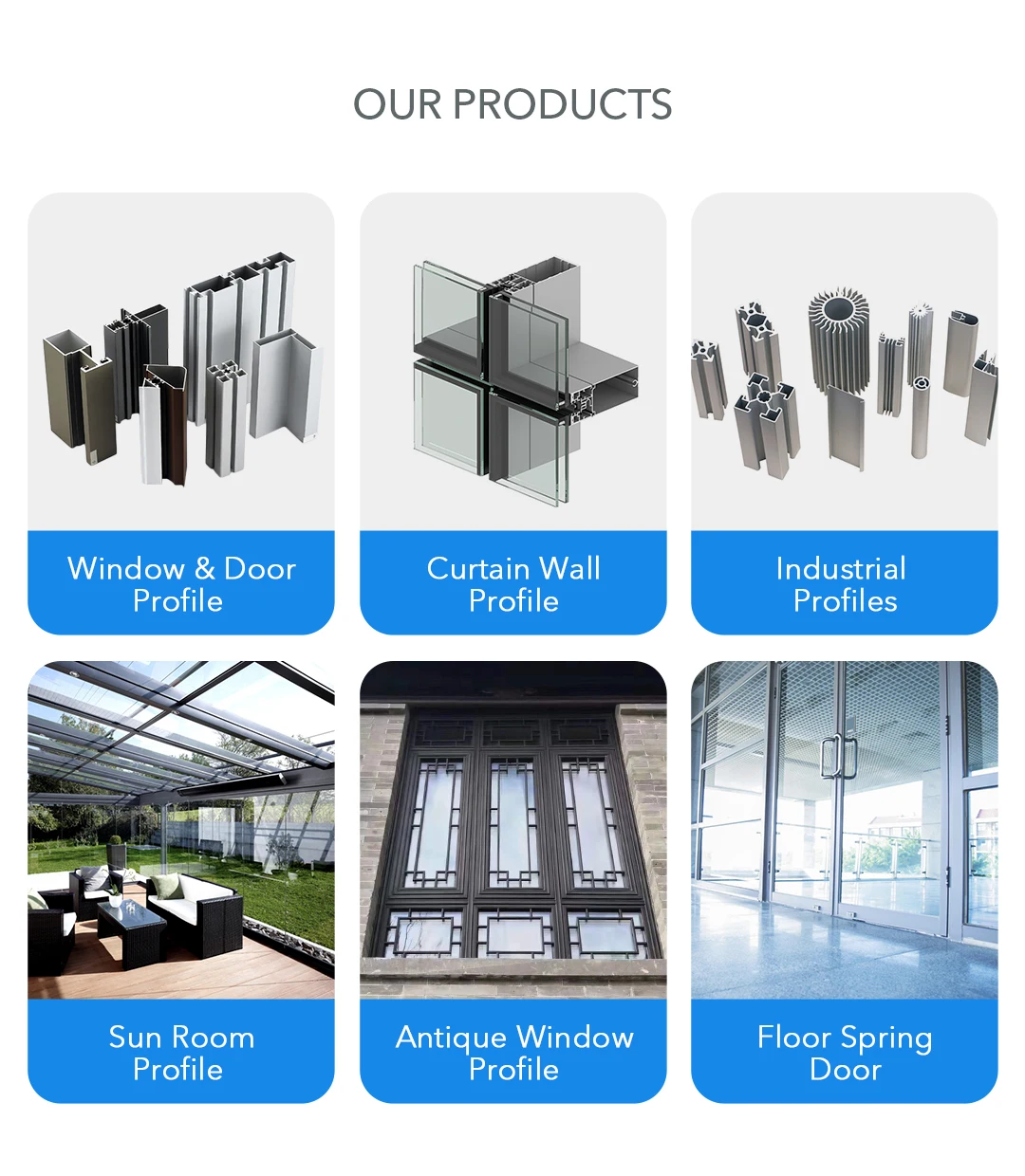 Aluminium Profiles for Doors and Windows - Durable & Versatile