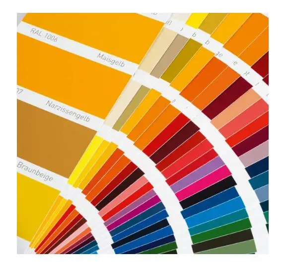 Ral K7 Classic Paint Color Charts Page Chip Card Brochure - Buy Paint ...