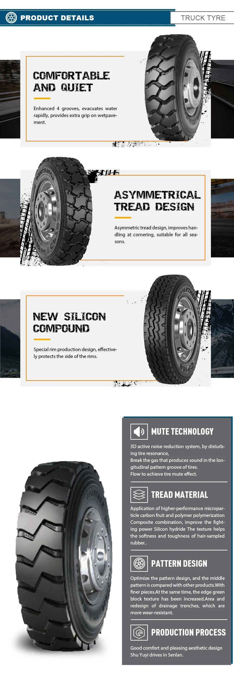 Truck Tire 12.00r24 20pr 12.00r20 11.00r20 10.00r20 9.00r20 309 Annaite Brand - Buy 12.00r24 ...