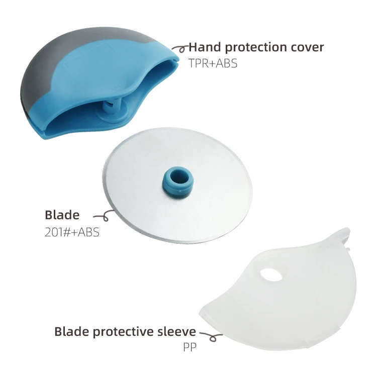 Pizza Cutter Wheel - Pizza Slicer With Protective Blade Guard - Razor ...