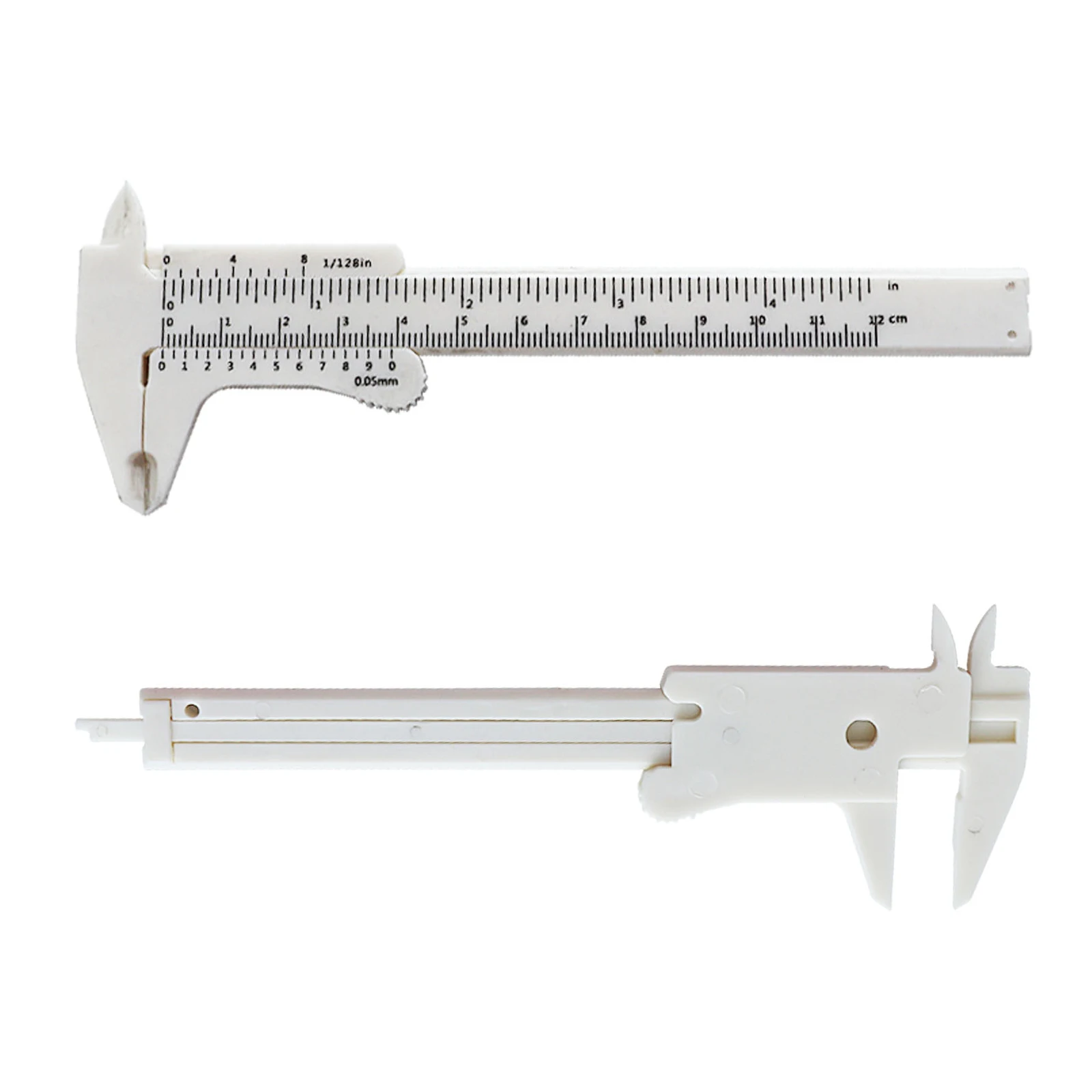 Mini Double Scale Plastic Vernier Caliper - Precise Measuring