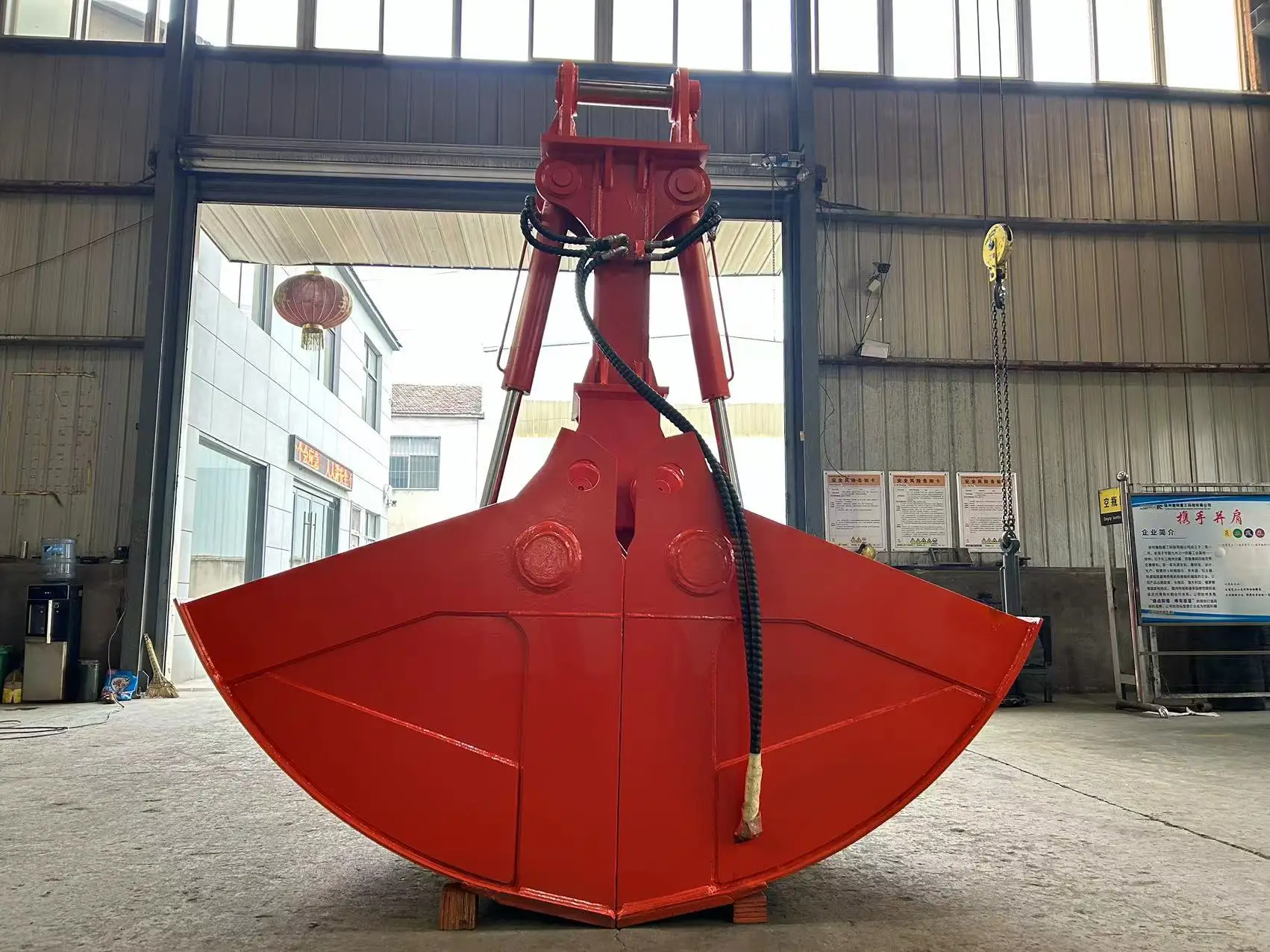 Excavator Attachment Hydraulic Clamshell Grab Bucket for Various Kinds ...