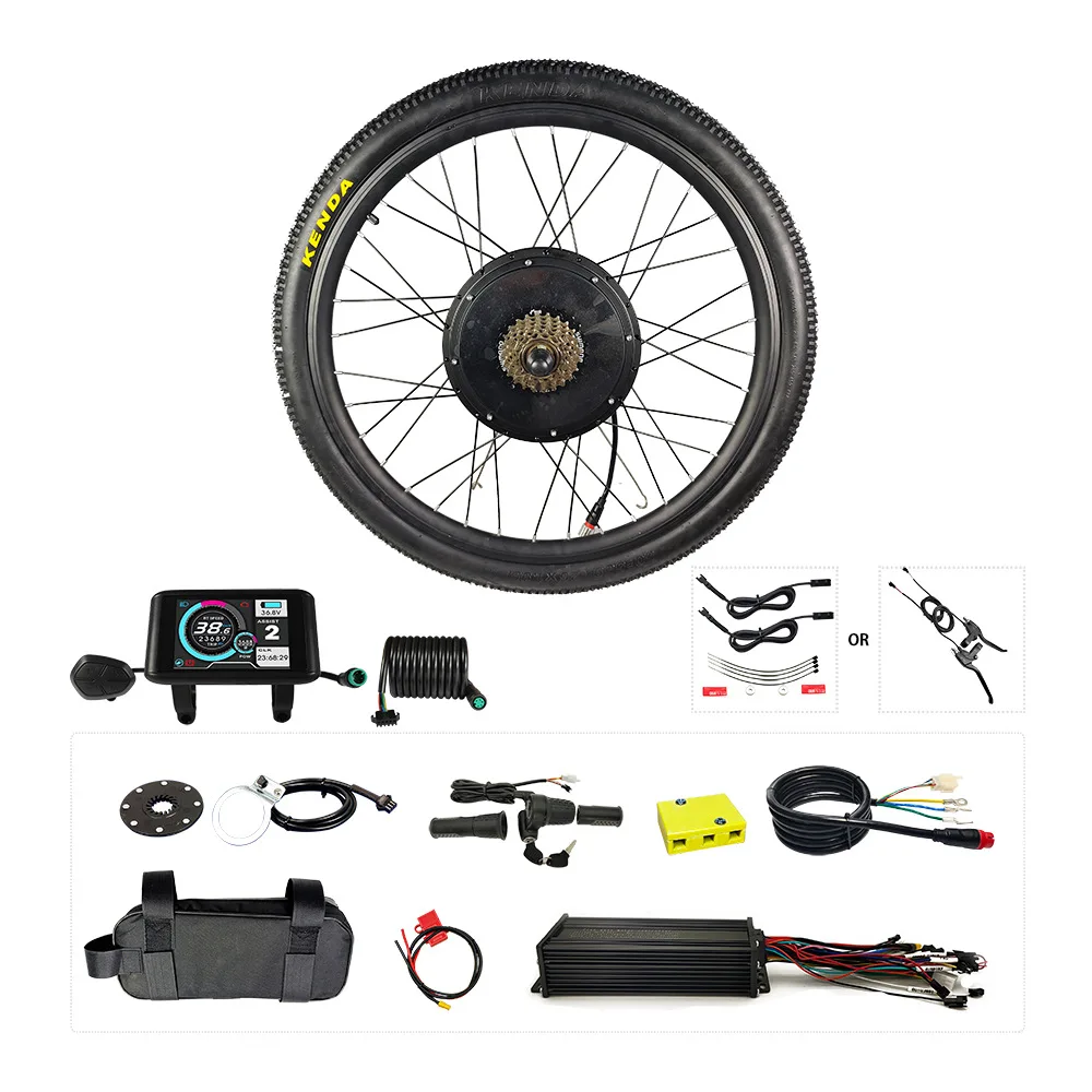 1500w 48v Electric Brushless Hub Motor Bike Kit,48v 1500w Bicycle ...