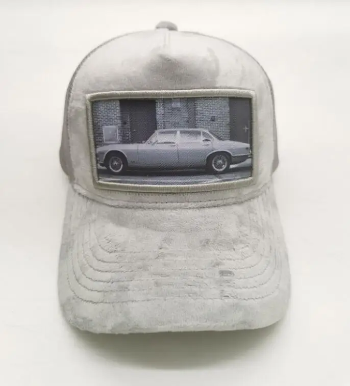 Wholesale Mesh Custom Velvet Trucker Cap - 5 Panels
