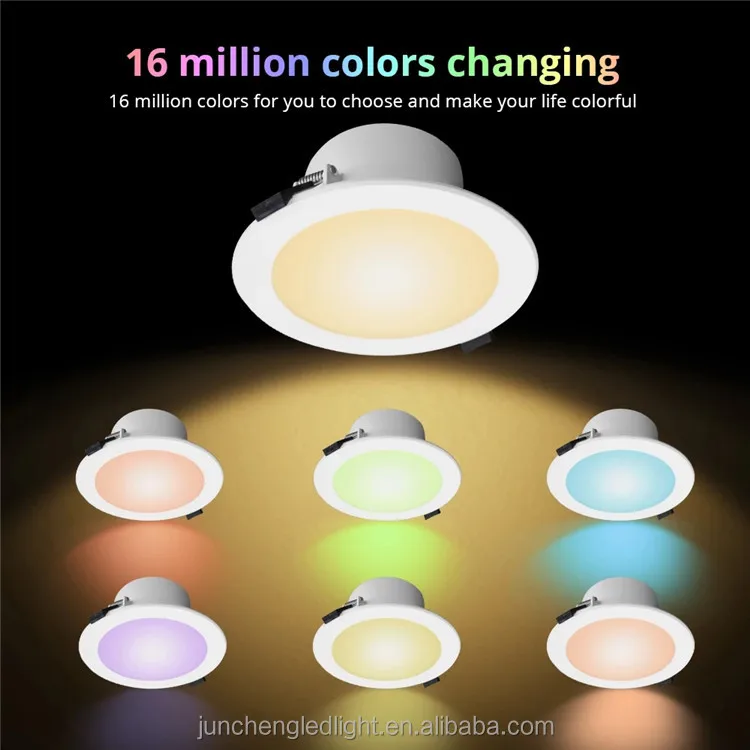 RGB RGBW Led Recessed Downlight 3W 5W 7W 9W 12W 15W AC220V Led Ceiling ...