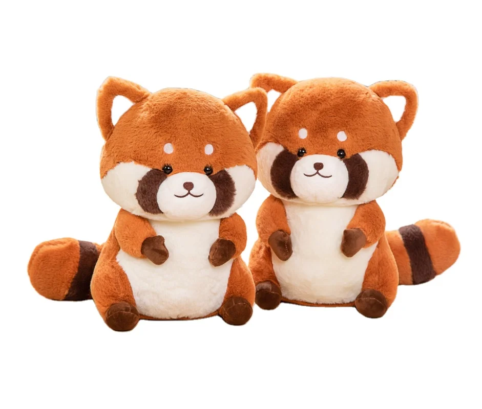 Kawaii Plush Toys Raccoon Red Panda Toy For Kids Gifts Cute Little ...