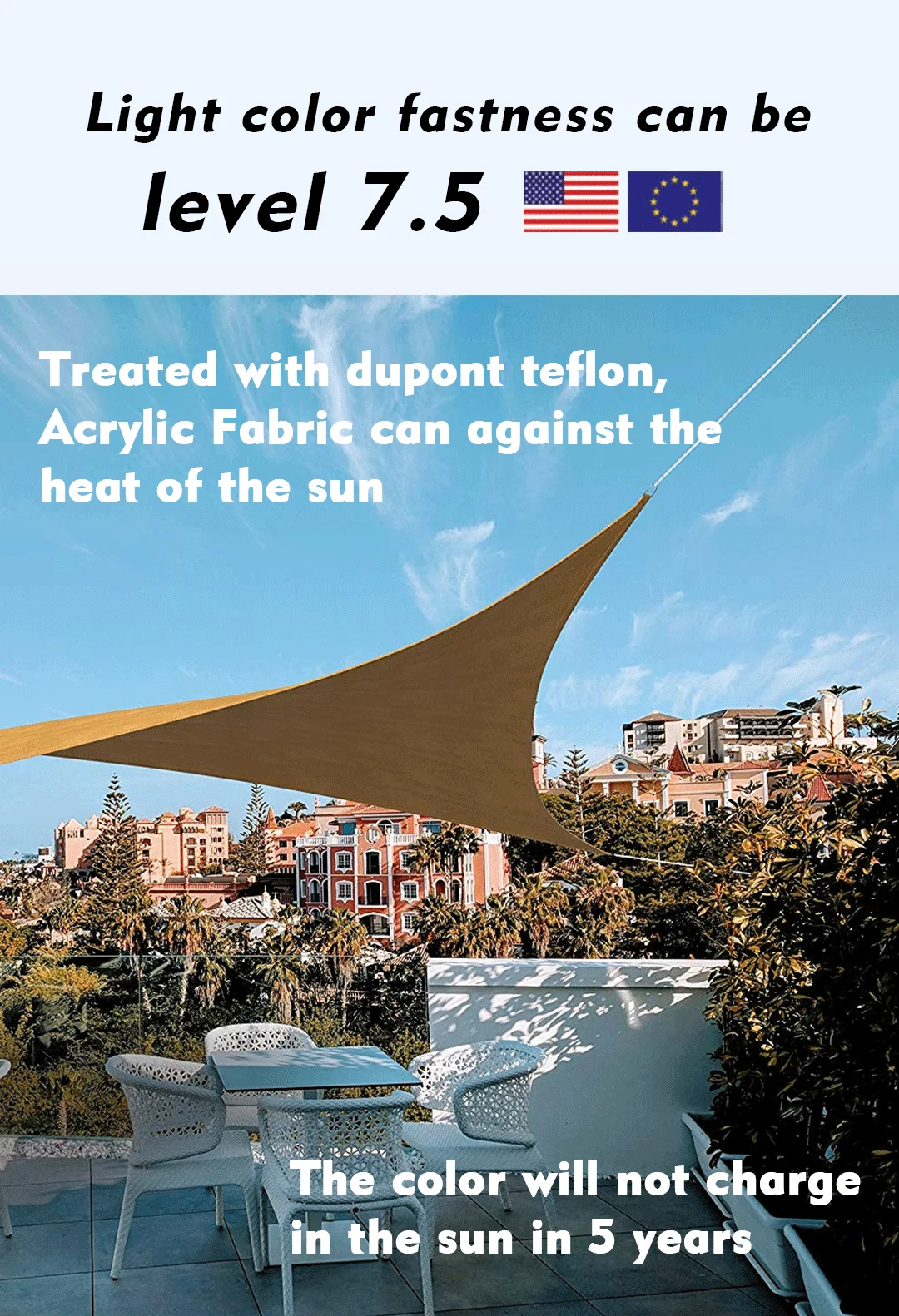 Acrylic Awning Fabric - Durable, Waterproof & UV Resistant