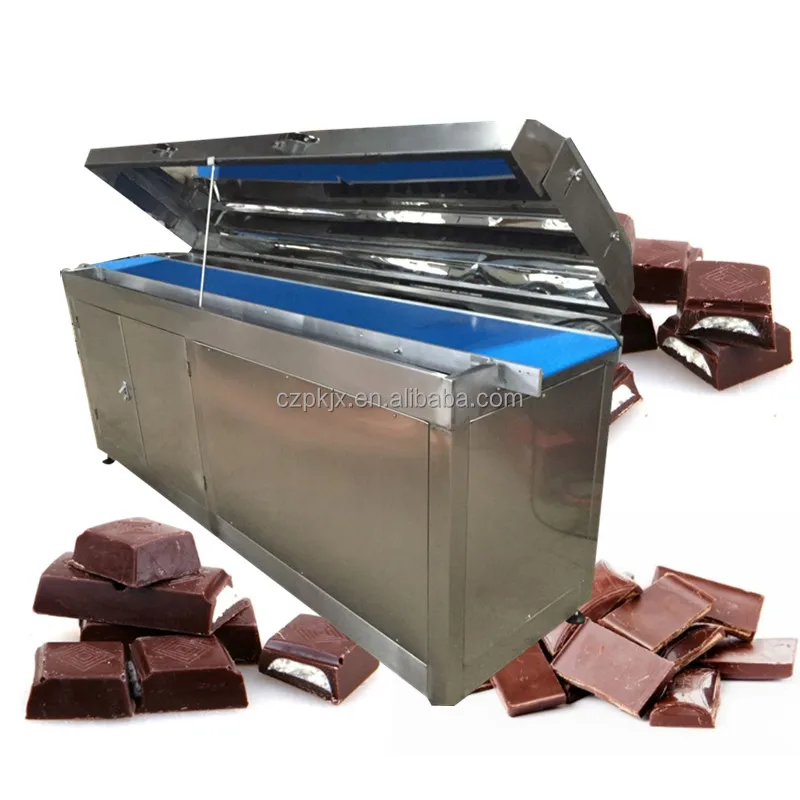 Chocolate Production Molding Chocolate Moulding Machine Cooling Tunnel ...