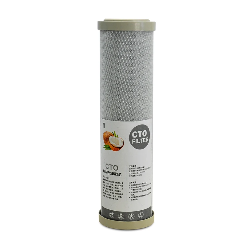 10 " Cto Filter Cartridge Water Purifier Filter Element Customized Cto ...