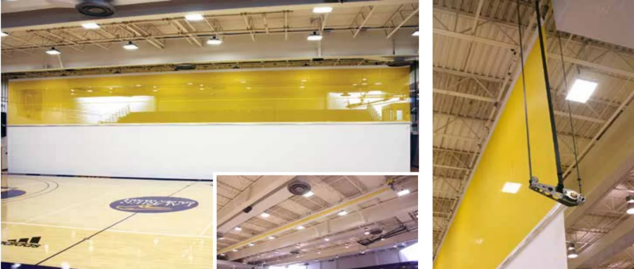 Divider Curtain for Basketball Court Division Sport Court Isolate Mat ...