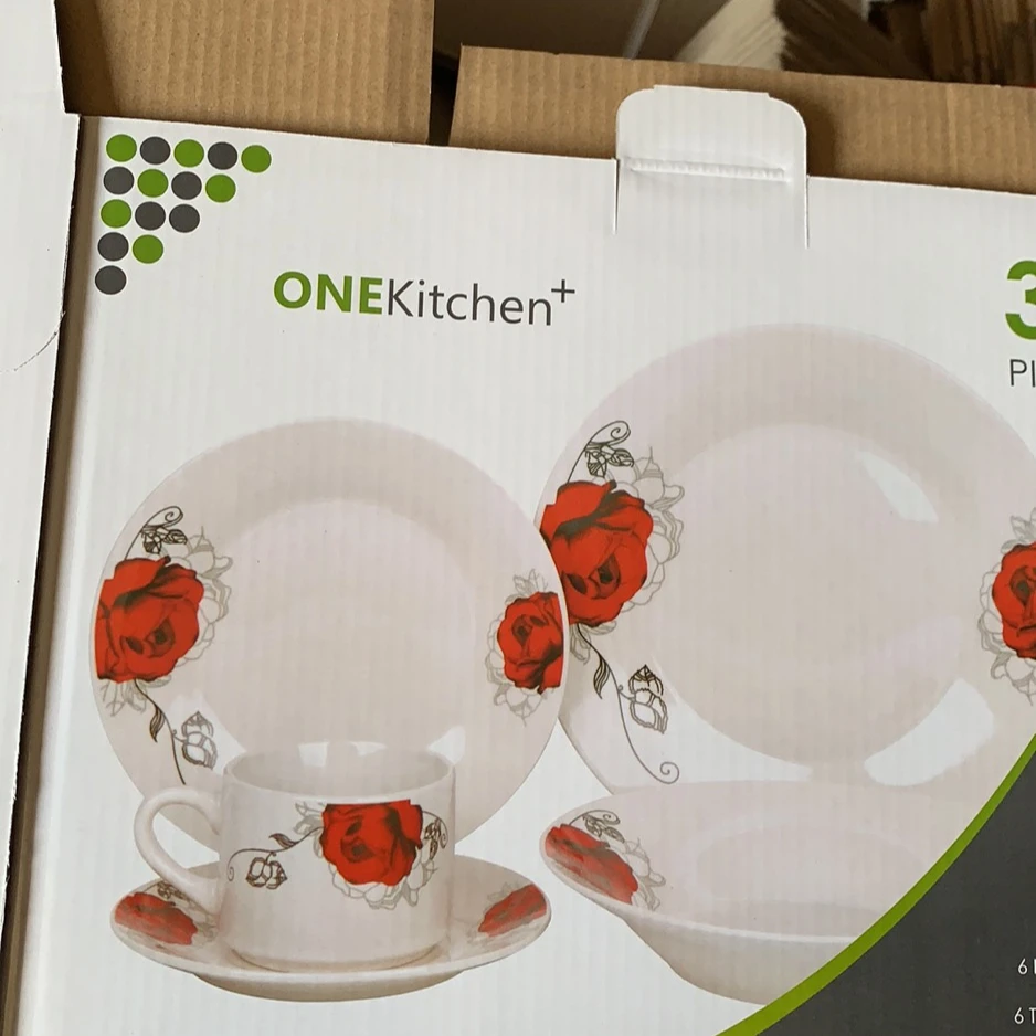 Dinner Set Porcelain,unbreakable Dinner Set,opal Glass Dinner Set ...