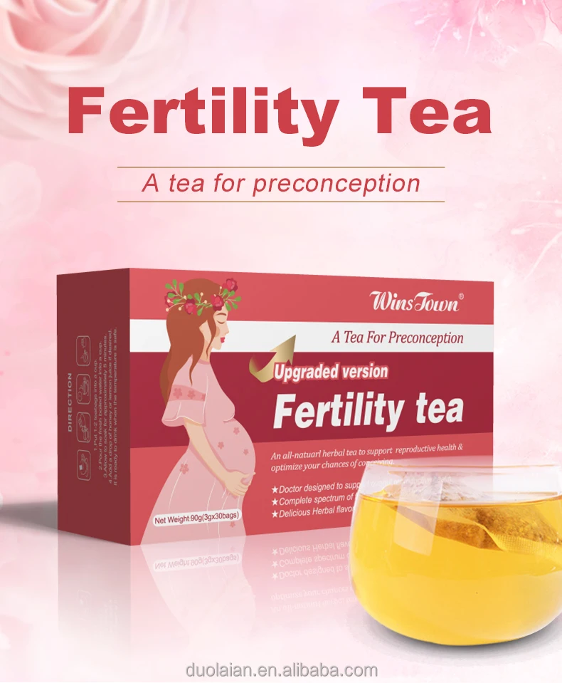 Herbal Fertility Tea for Women & Womb Support - Boxed Tea Bags, OEM