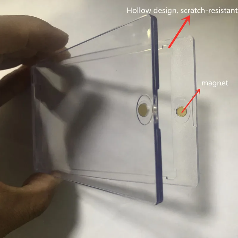 Premium One Touch Strong Magnetic Card Holders Magnetic Toploader ...