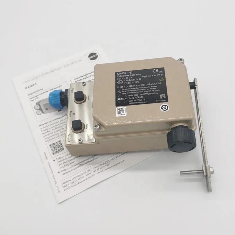 Mechanical Valve Positioner Samson 4763-01100121 Spot Sale 6109 4763 ...