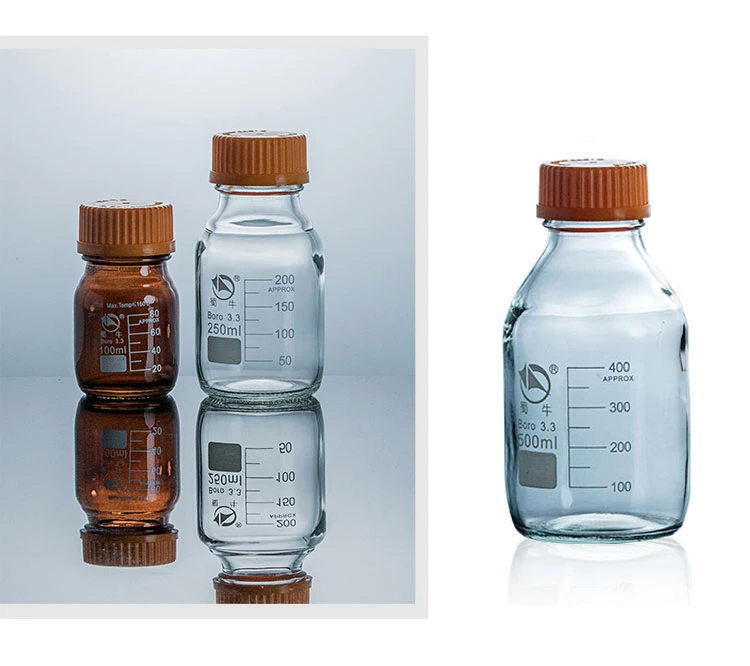 Laboratory Glassware 100ml-20000ml Borosilicate Glass Bottles For ...