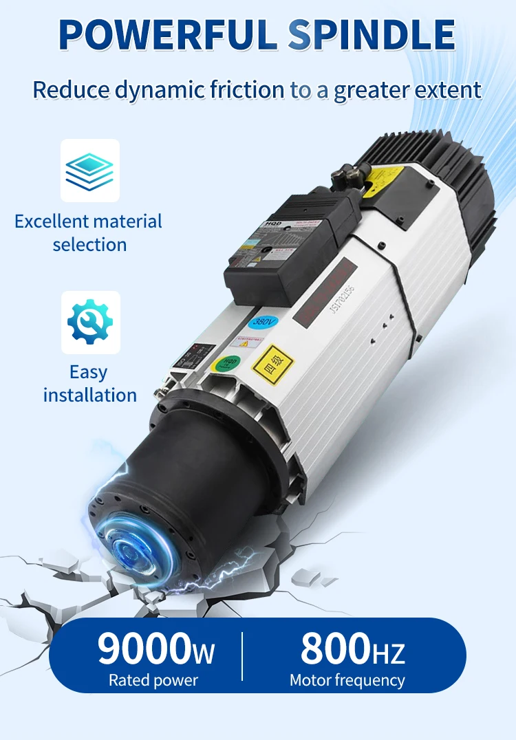 9kw 24000rpm Iso30 Atc Air Cooling Wood High Torque Iso30 Cnc Router ...