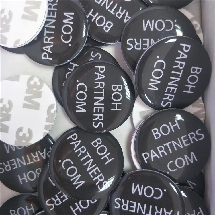 60mm Customized Epoxy Qr Code Menu Nfc Tag Pasted To Table For Self ...