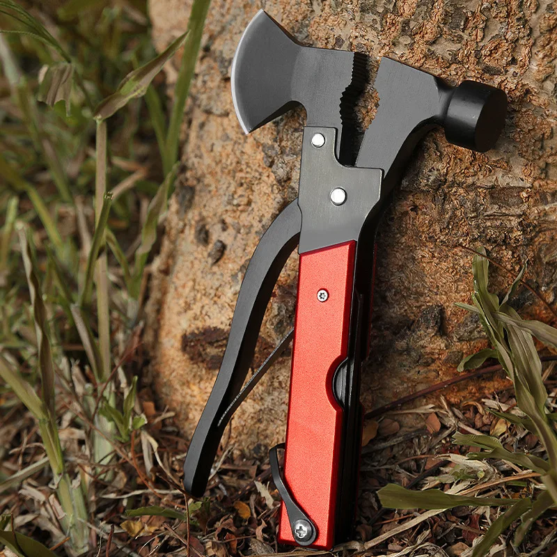 Portable Home Outdoor Tools Multi-Function Life-Saving Axe Head Hammer ...