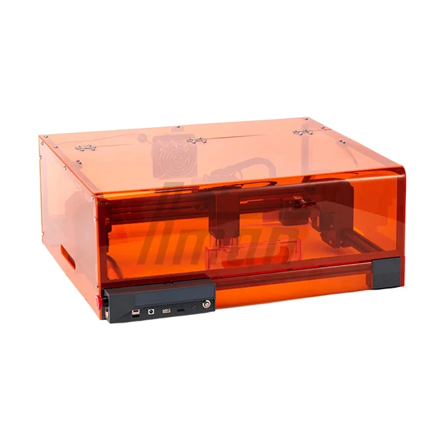 BMP DXF HPGL PLT Laser Engraving Machine For Wood With Protective Cover ...