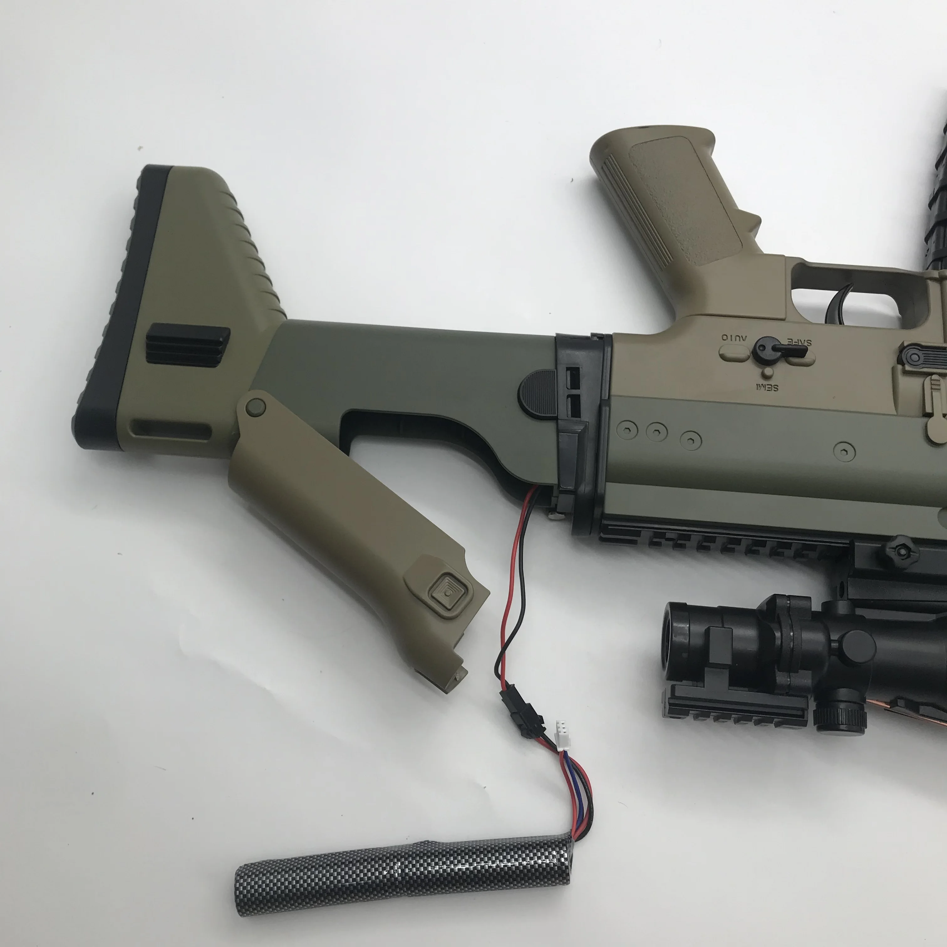 2023 Continuous Fire Scar Electric Gel Ball Blaster Toy Gun Plastic Gun ...