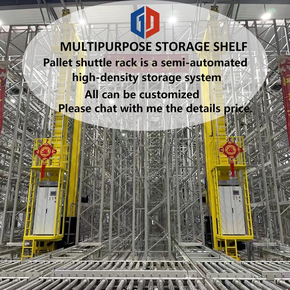 Warehouse Semi-Automatic Steel Racking System with Remote Control Radio ...