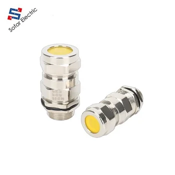 Double Compression Brass Cable Gland For Steel Wire Armored Cable Used ...