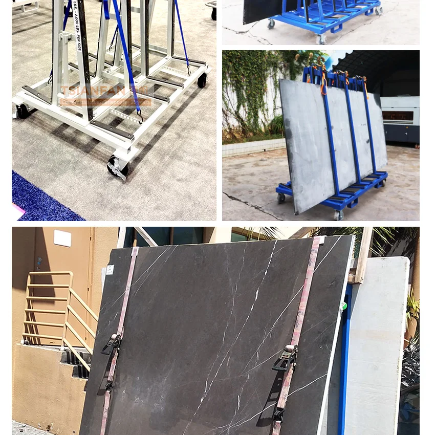 Factory Direct Large Metal Quartz Showroom System Glass Slabs Marble ...