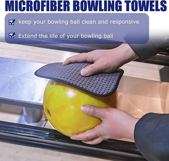 Wholesale Custom Shammy EZ Grip Bowling Ball Microfiber Cleaning Towel ...