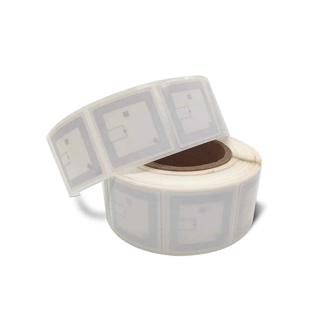 Printable Rfid Sticker 50*50mm 13.56mhz Icode Slix Adhesive Llibrary ...