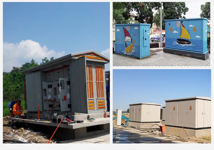 Wholesale 300 Kva Substation Distribution Substations 10kv Preinstalled ...