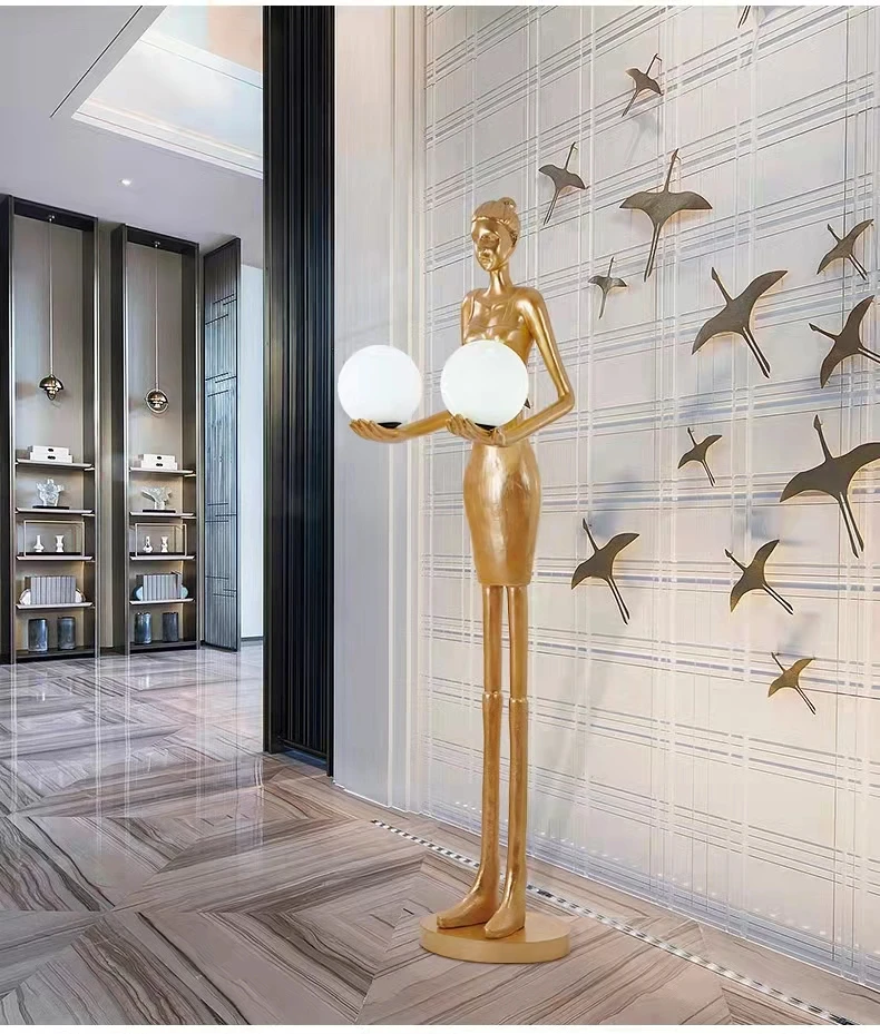Statue Character Floor Lamp - Art DECO for Modern Homes