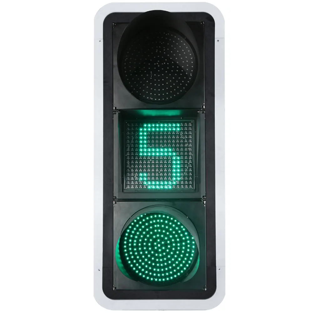 400mm Led Full Ball Traffic Lights With Matrix Countdown Timer - Buy ...