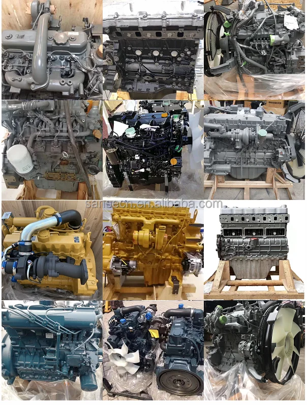 V3800 V3800T Diesel Complete Engine Assy for Excavator Machinery Kubota ...