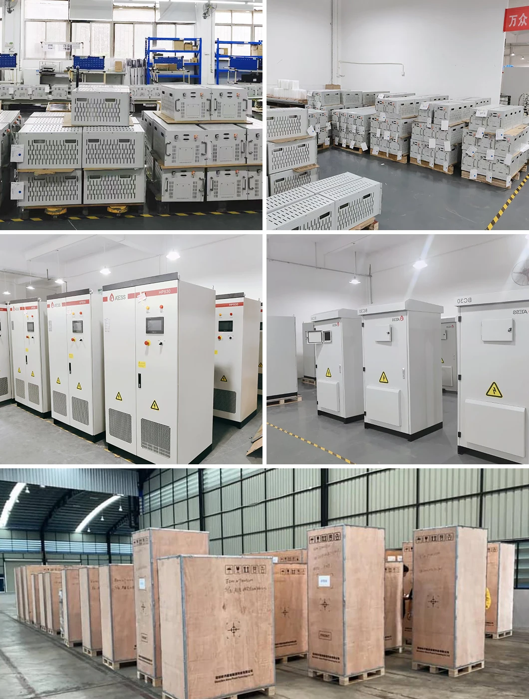 Scalable Design Atess Hybrid Solar Inverter Hps-100 100kw 3 Phase Off ...