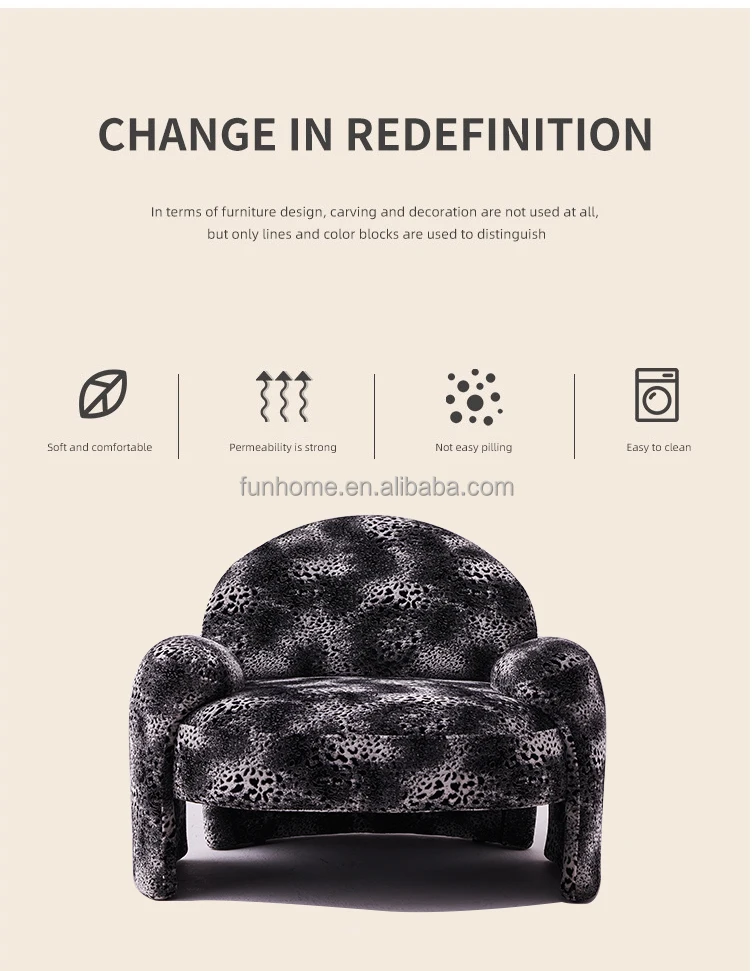 New Design Modern Living Room Furniture Single Recliner Sofa Chair ...