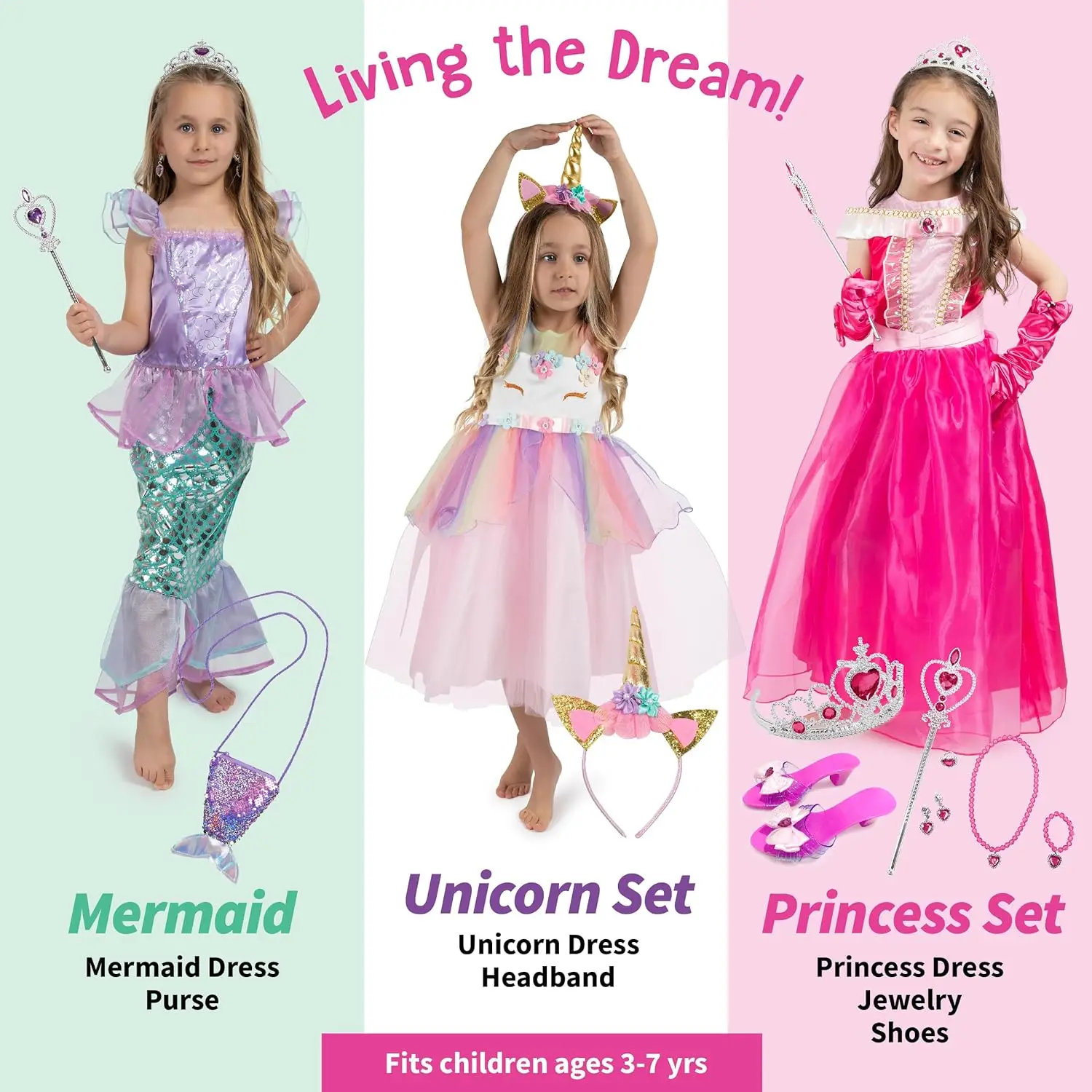 Kids Dress up Costumes Collection Kids Fancy Dress Costumes for Pretend ...