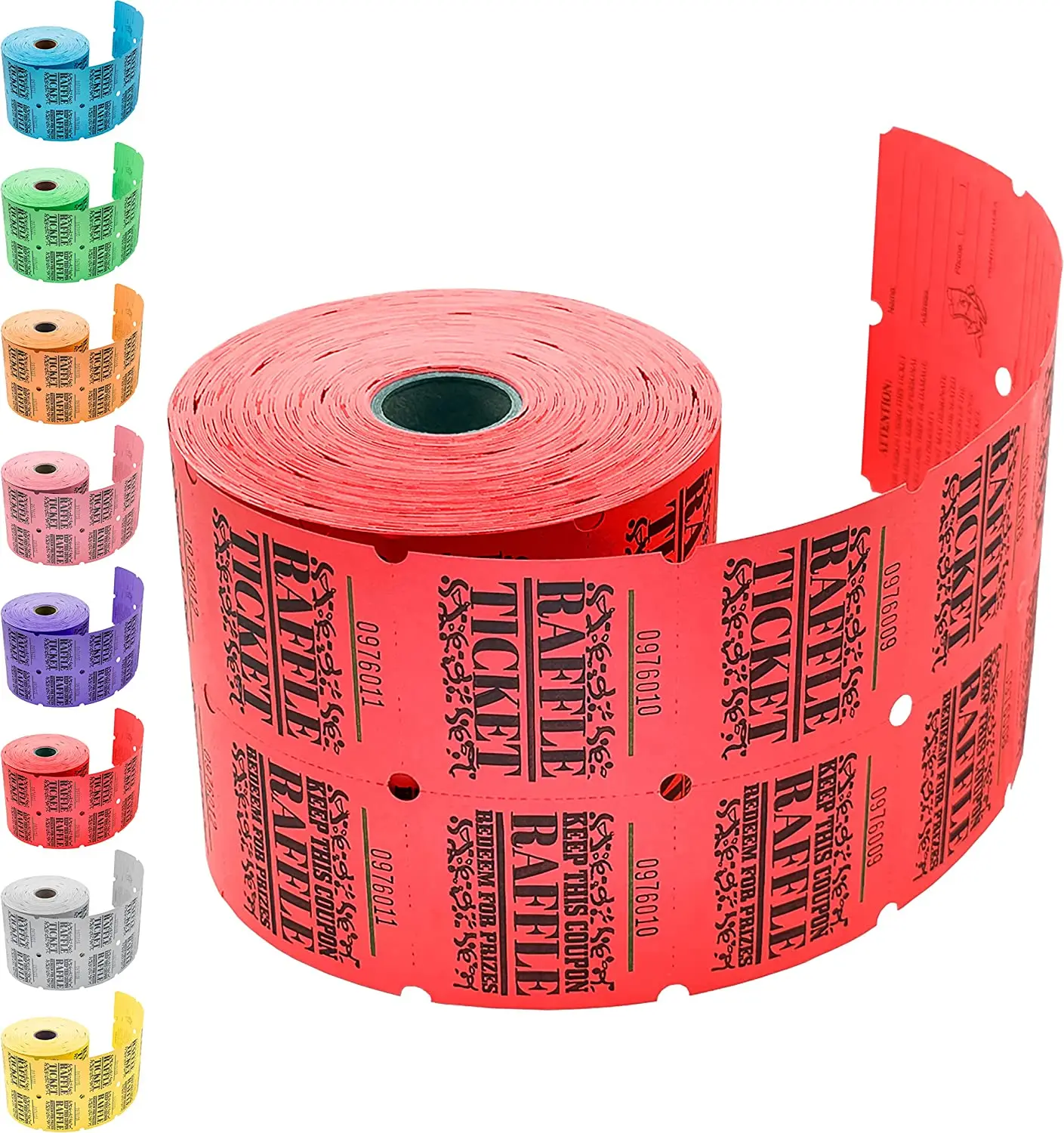 Custom Raffle Tickets Roll Printing Ticket Lottery - Buy Raffle Tickets ...