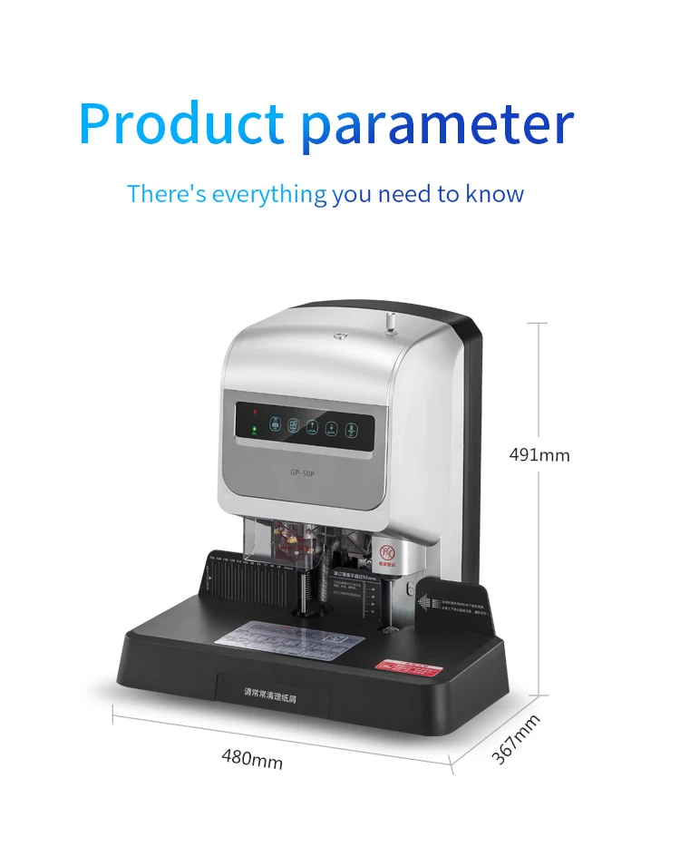 Fast Binding Automatic Overheat Protection Book Binding Machine Once ...