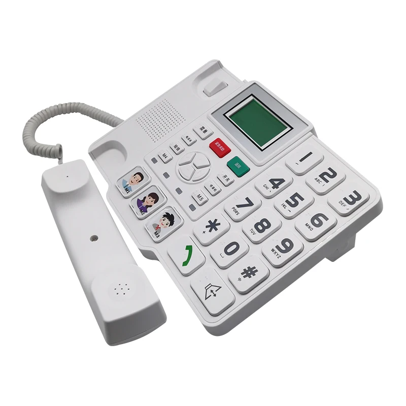 Big Keyboard 4G Fixed Wireless Phone for Seniors - SOS Button