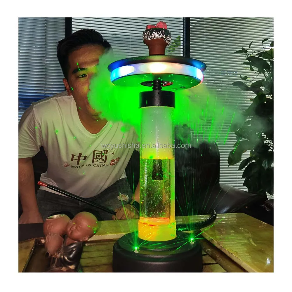 Hookah Shisha with Laser - WOYU Acrylic LED Light Hookah