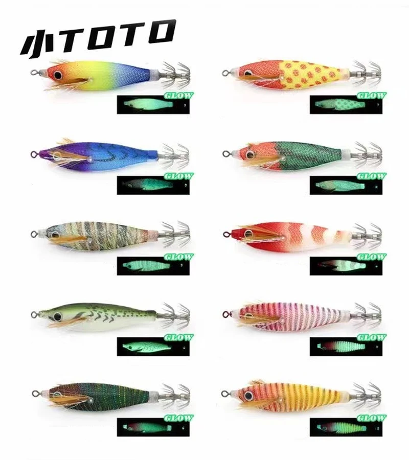 Squidduke TOTO Luminous EGI Squid Jig Lure - Pinchung Brand