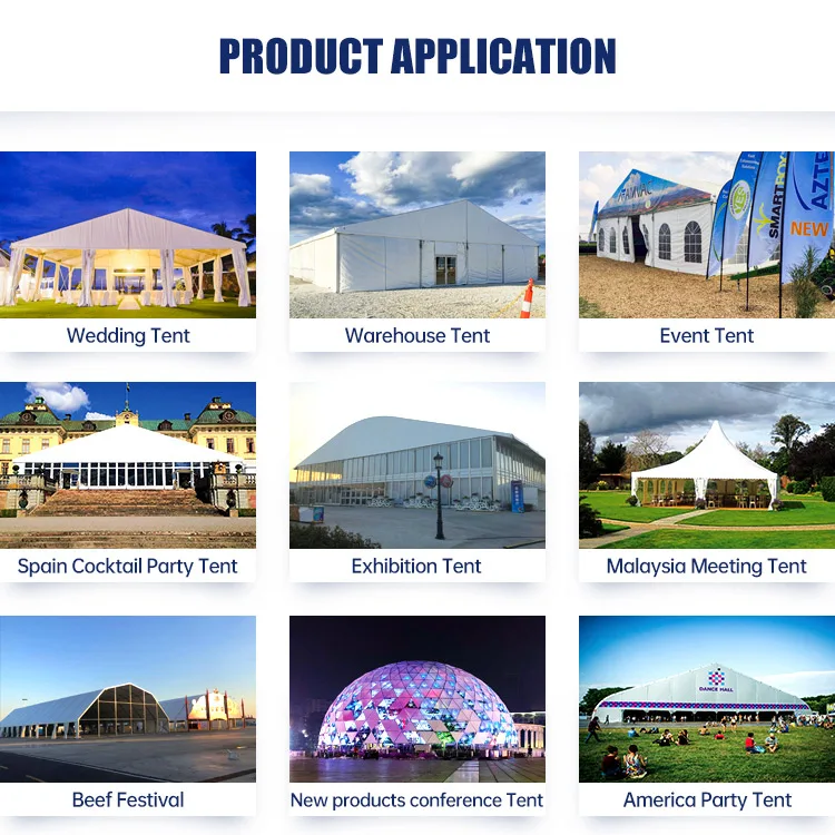 30x50m Heavy Duty Big PVC Warehouse Tent Structure for Industrial ...