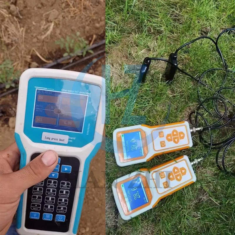Soil NPK Sensor Soil Temperature Moisture PH Electrical Conductivity ...