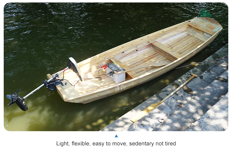 Wholesale 1-3 People Solid Wood Color 2.8-5m Marine Glass Ladle Wooden ...