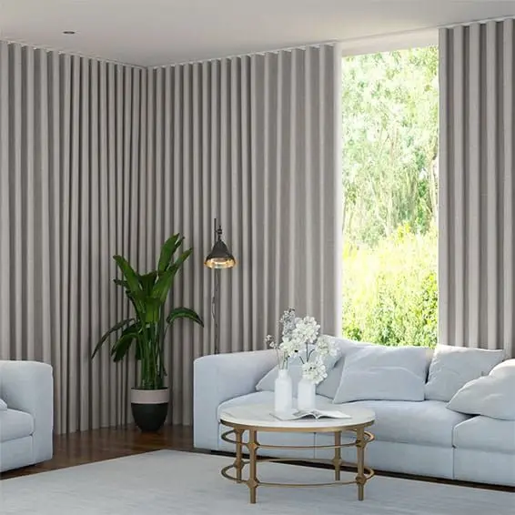 Manual Ripple Fold Curtain Track Roller Glider S Fold Curtain Wheel ...