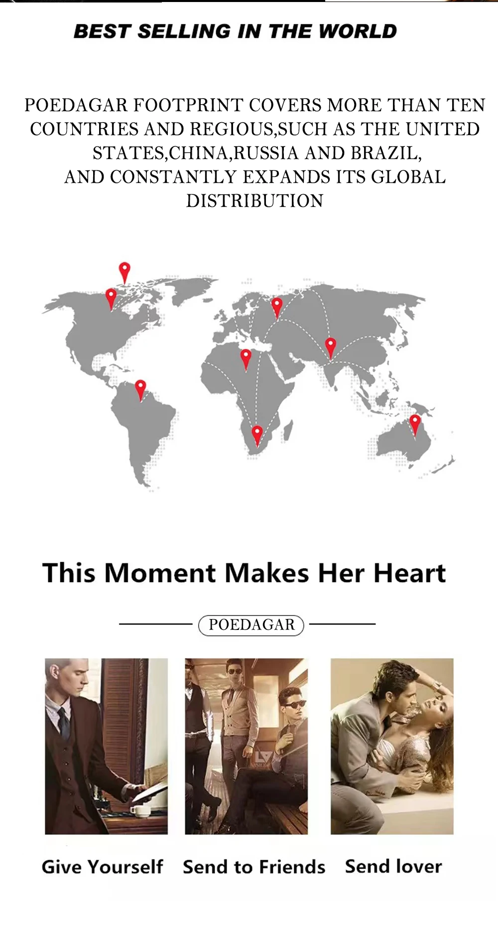 POEDAGAR 820 Watch - Casual Men's Chronograph with Style