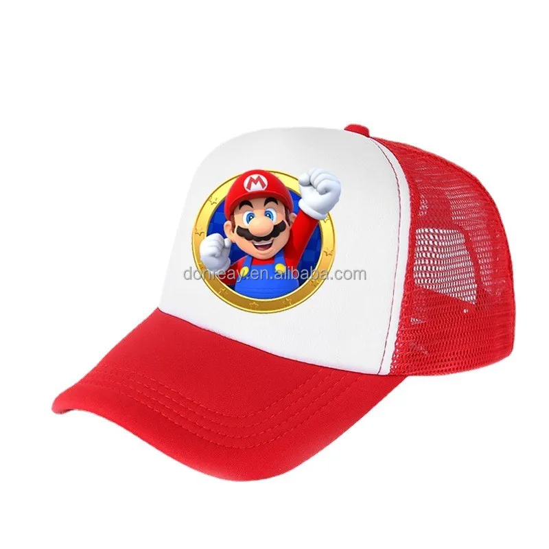 Super Mario Bros. Mesh Hat Kids Size - Buy Super Mario Hats,Baseball ...